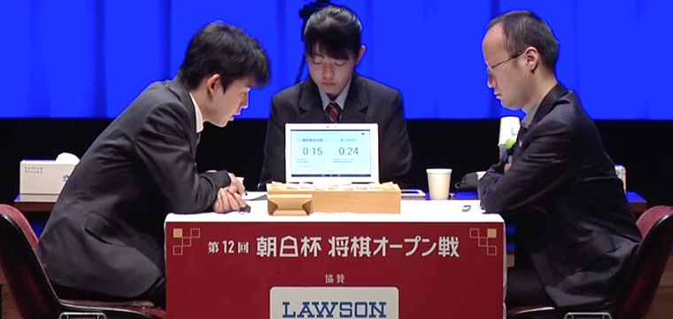第12回朝日杯将棋オープン戦 決勝 渡辺明棋王 藤井聡太七段 ロックショウギ